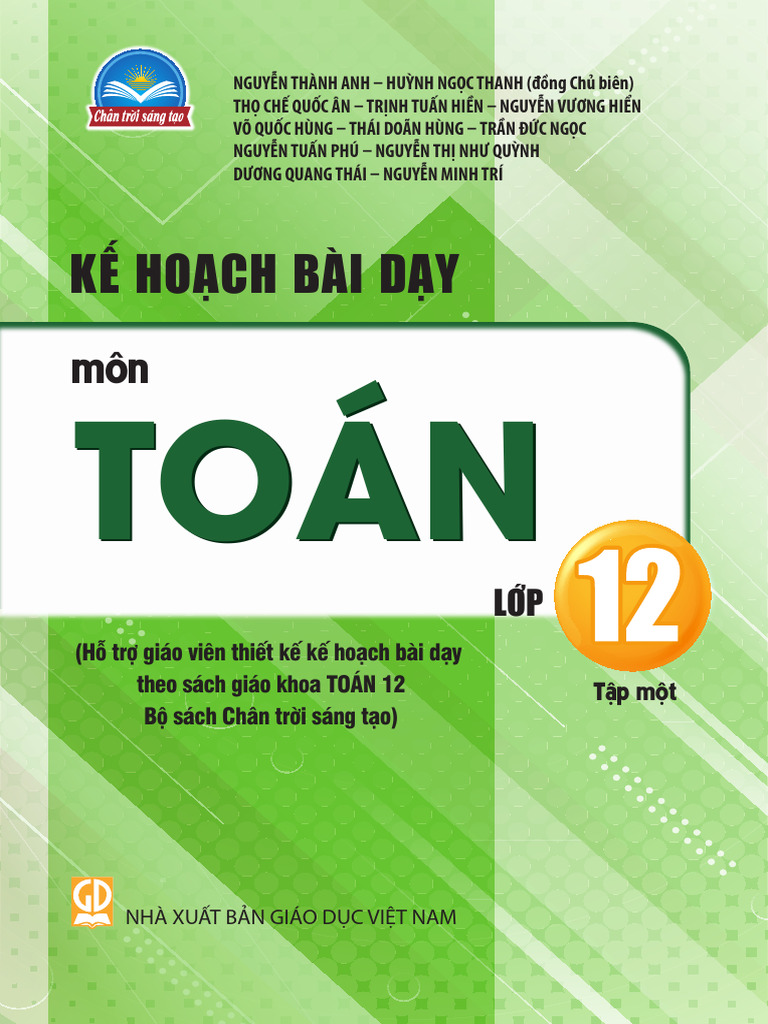 KHBD Toan 12 (Tap 1) - CTST | PDF