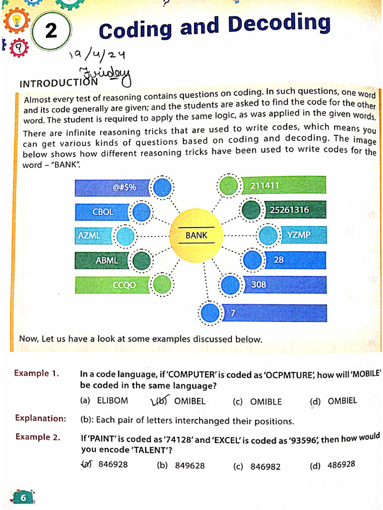Reasoning Class 8 CH 2 | PDF