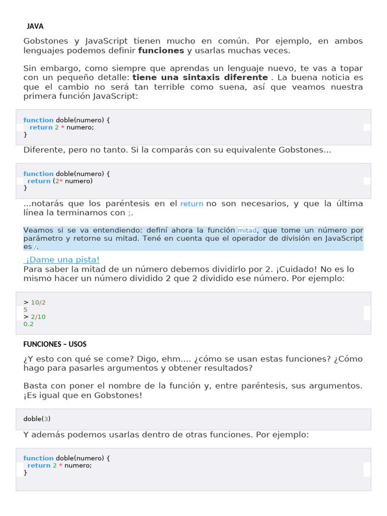 Programacion JAVA | PDF