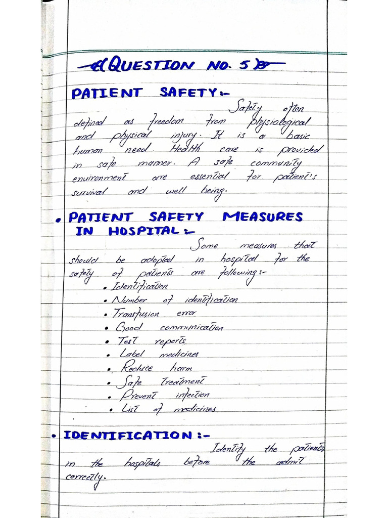 Patient Safety | PDF