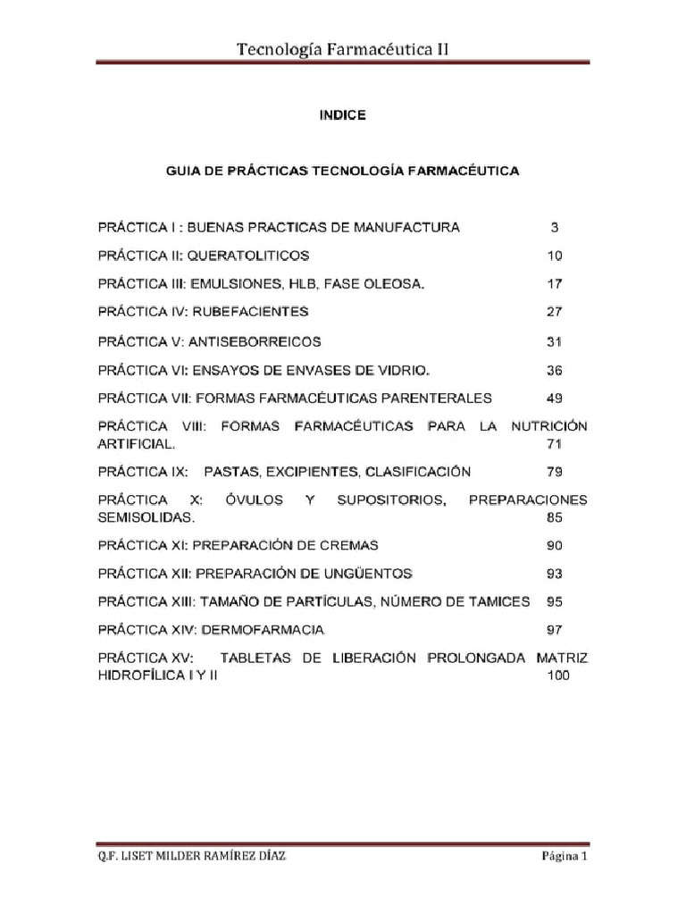 Guia Tecnologia Farmaceutica II 2013 - 20240801 - 073742 | PDF