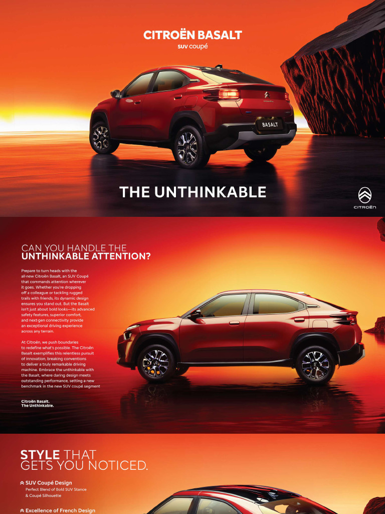 Citroen Basalt Brochure | PDF