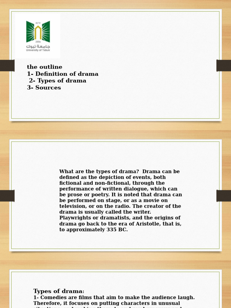 Types of Drama | PDF