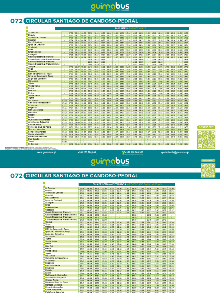 072 Circular Santiago de Candoso Pedral | PDF