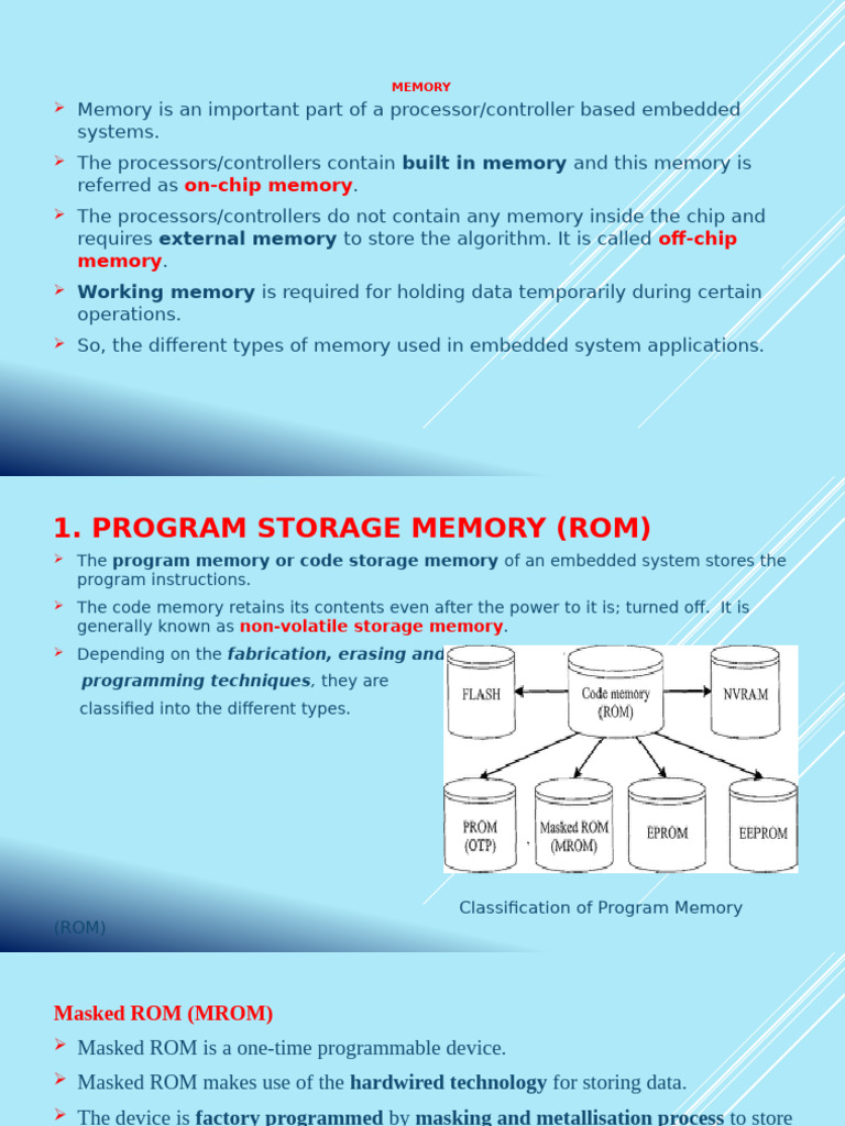 Embedded System Memory | PDF | Random Access Memory | Business