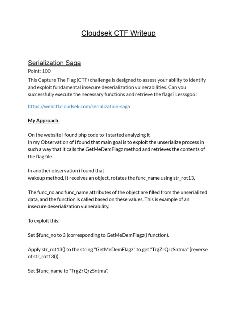 Cloudsek CTF Writeup Harsh | PDF