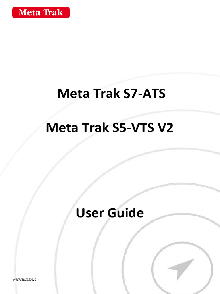 Meta Trak User Guide - Metatrak s7-s5 250620 | PDF | Computing ...