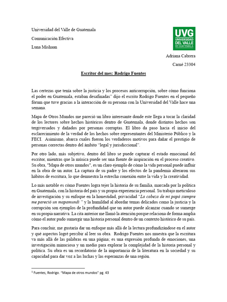 Rodrigo Fuentes | PDF