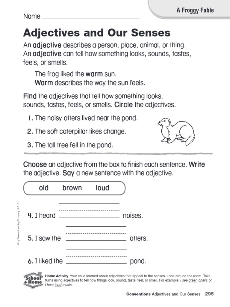 ADJECTIVES | PDF | Senses | Language Arts & Discipline