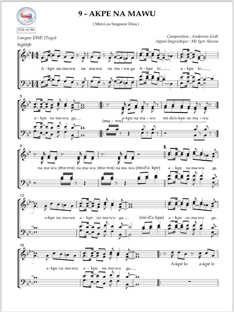 Akpe Na Mawu | PDF
