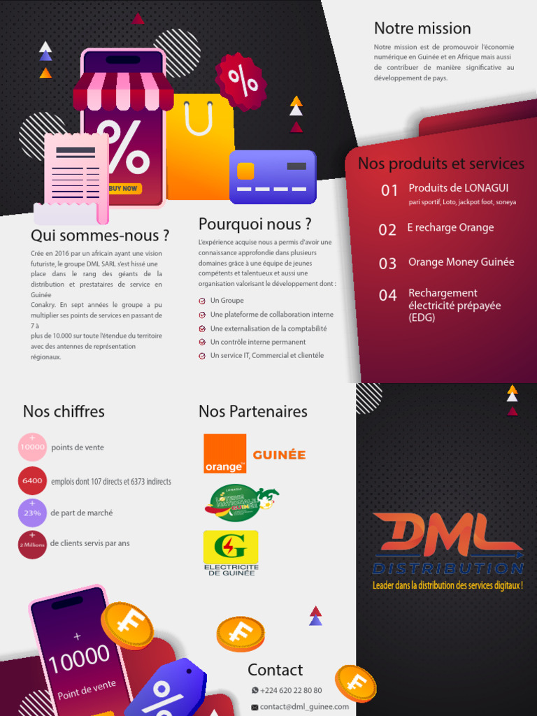 Dépliant DML Distribution | PDF