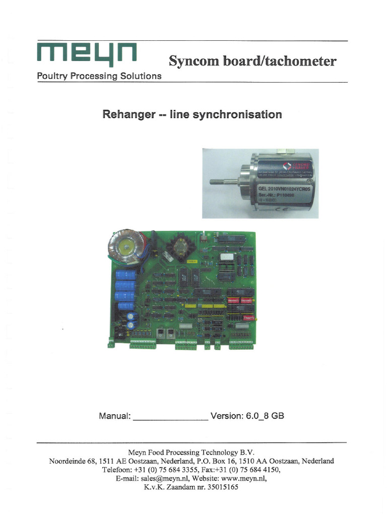 Syncom - New Tacho - Manual | PDF