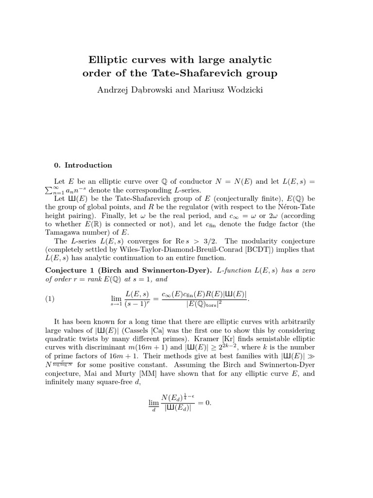 About The Order of The T-S Group | PDF | Discrete Mathematics | Mathematics