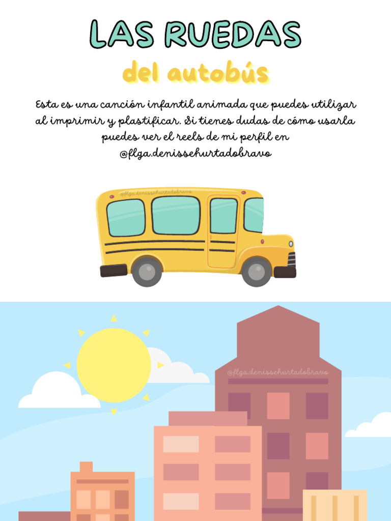 Ruedas Del Autobús | PDF