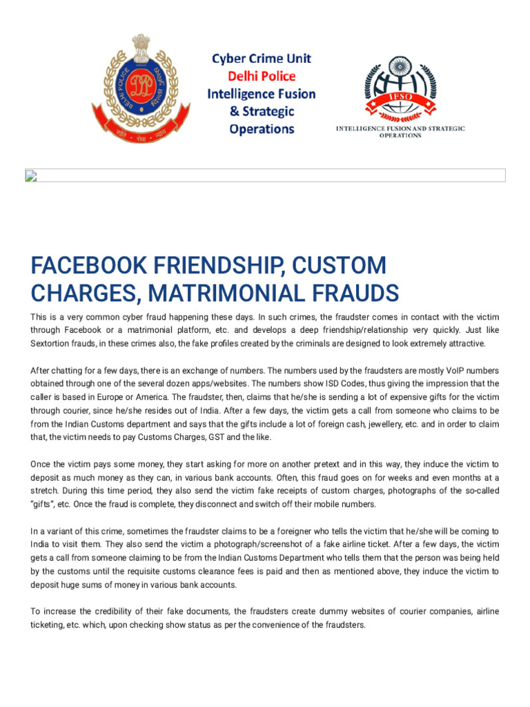 Cyber Crime Cell Tani | PDF