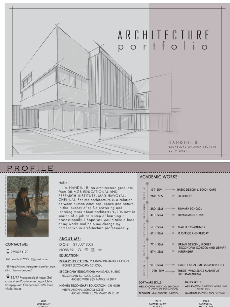 Architecture Bachelors Portfolio | PDF