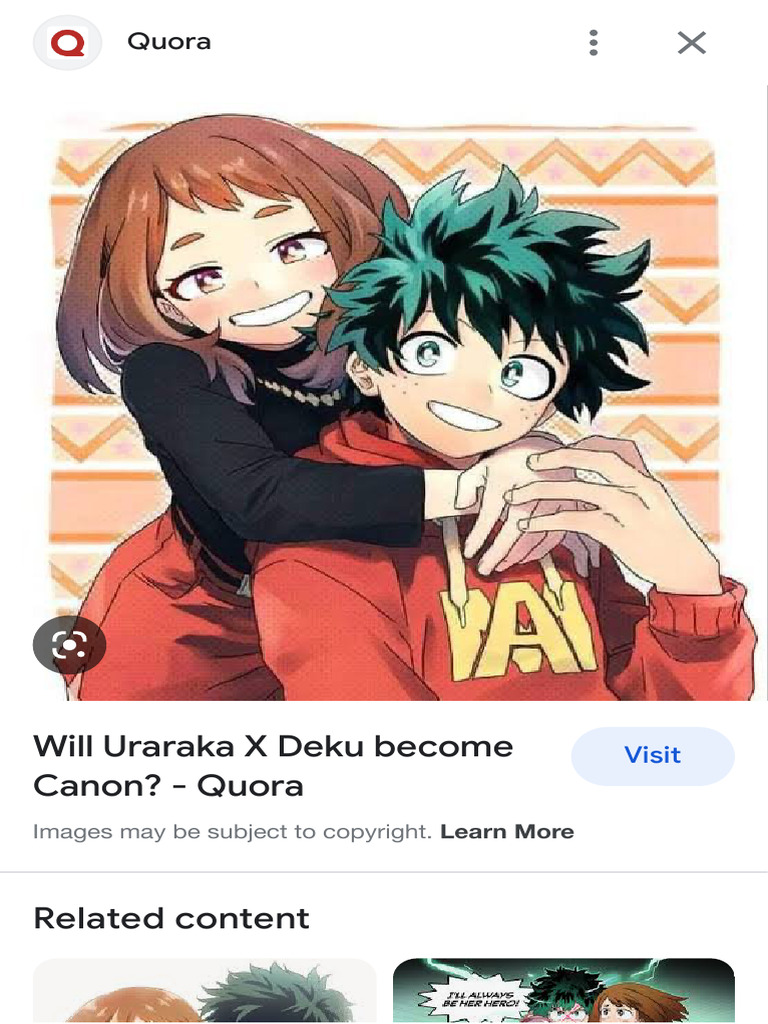 Uraraka X Deku - Google Search | PDF