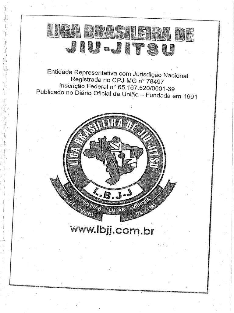 Apostila de Jiu Jitsu LBJJ | PDF