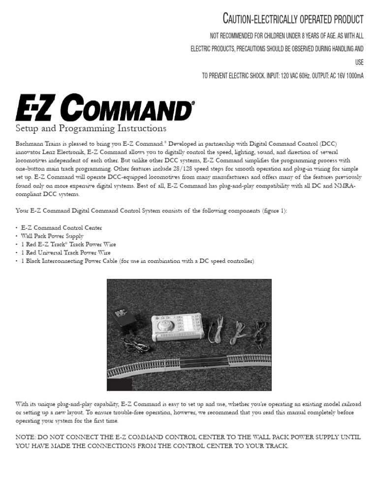 EZ Command Instructions | PDF