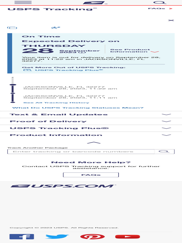 USPS Tracking® Results | PDF