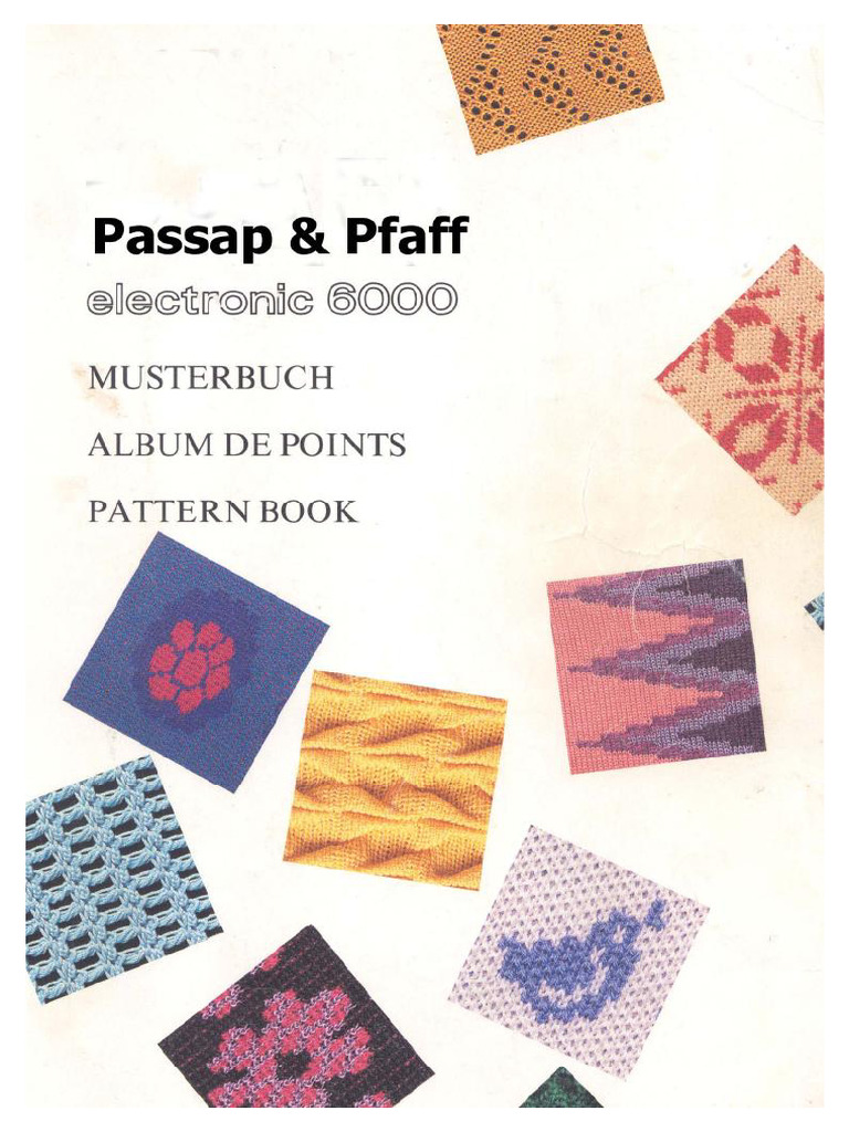 Passap E6000 Pattern Book | PDF