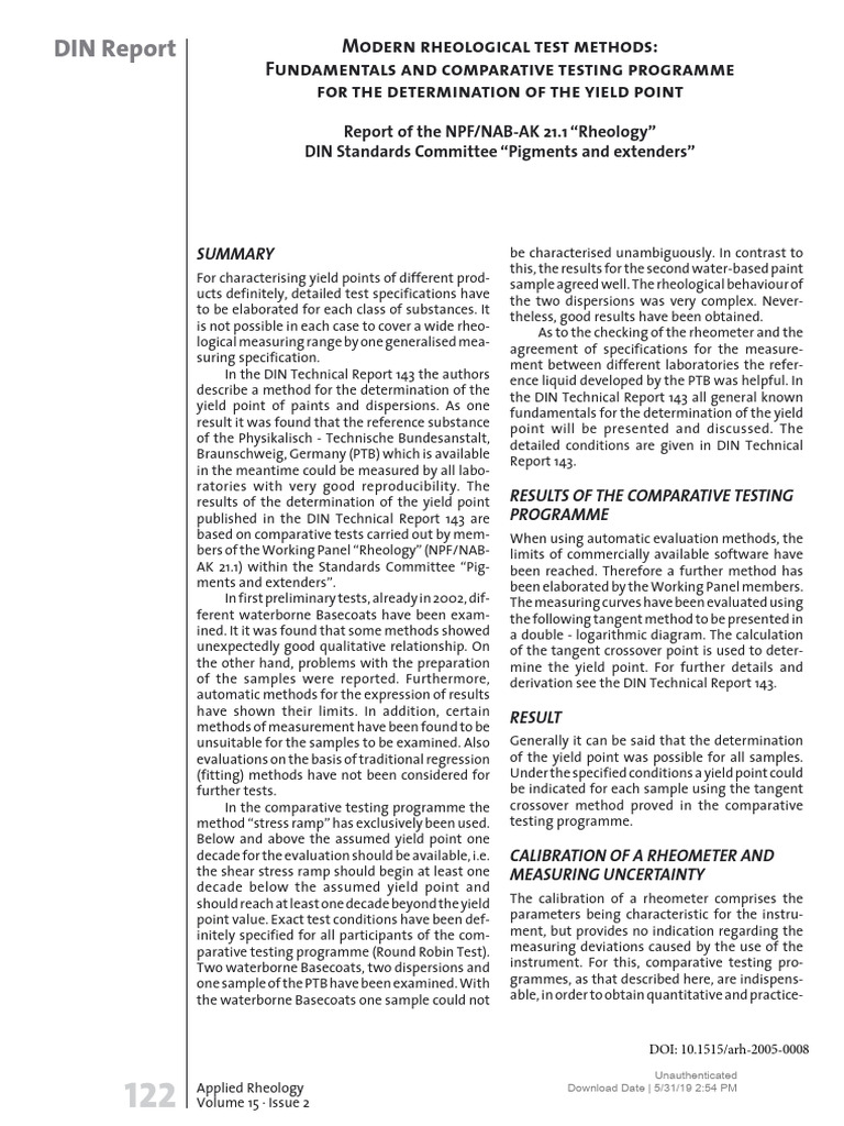 ISAÍAS DE OLIVEIRA - Modern Rheological Test Methods... | PDF
