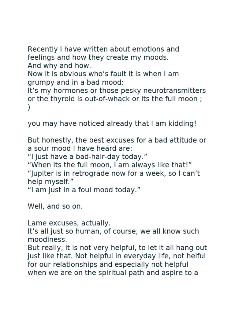 Inner Attitude | PDF