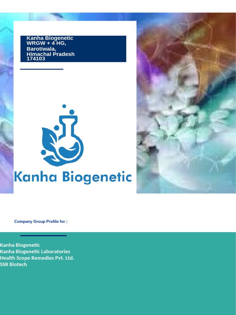 Profile Kanha Biotech With CMA | PDF