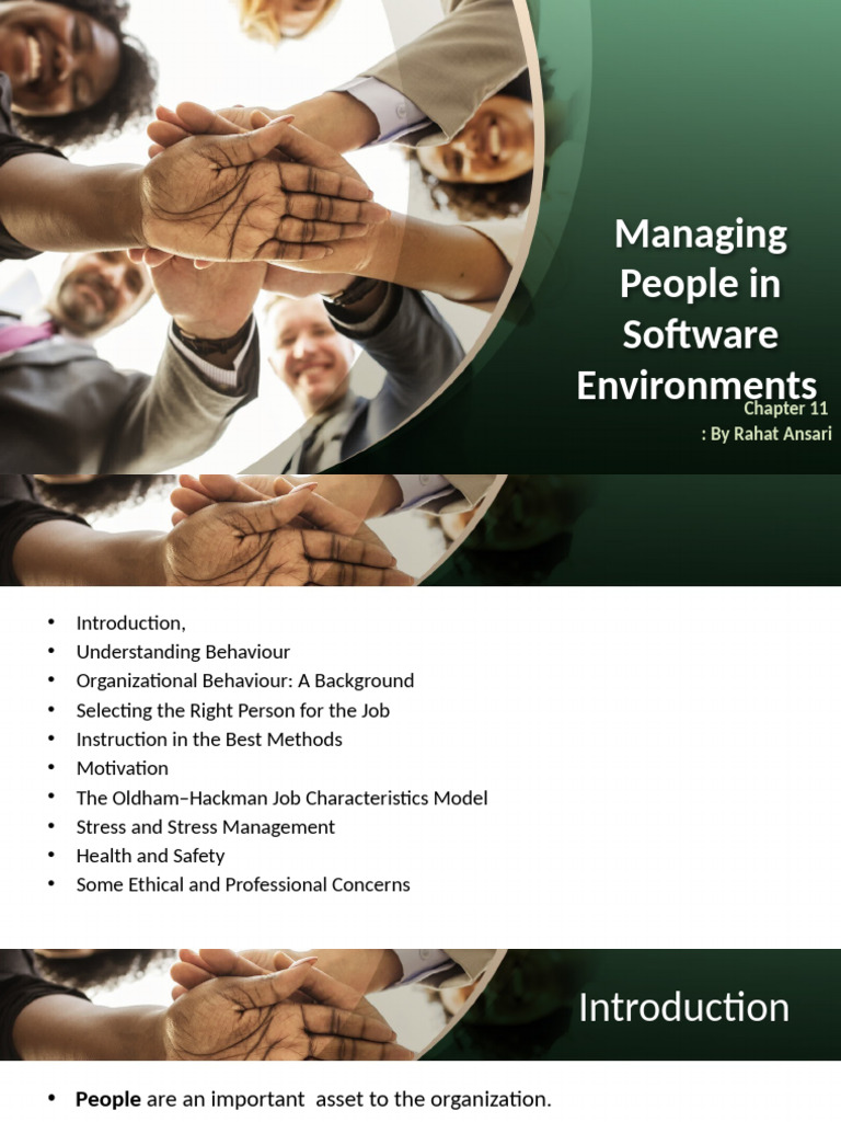 Chap 11 - Managing People | PDF