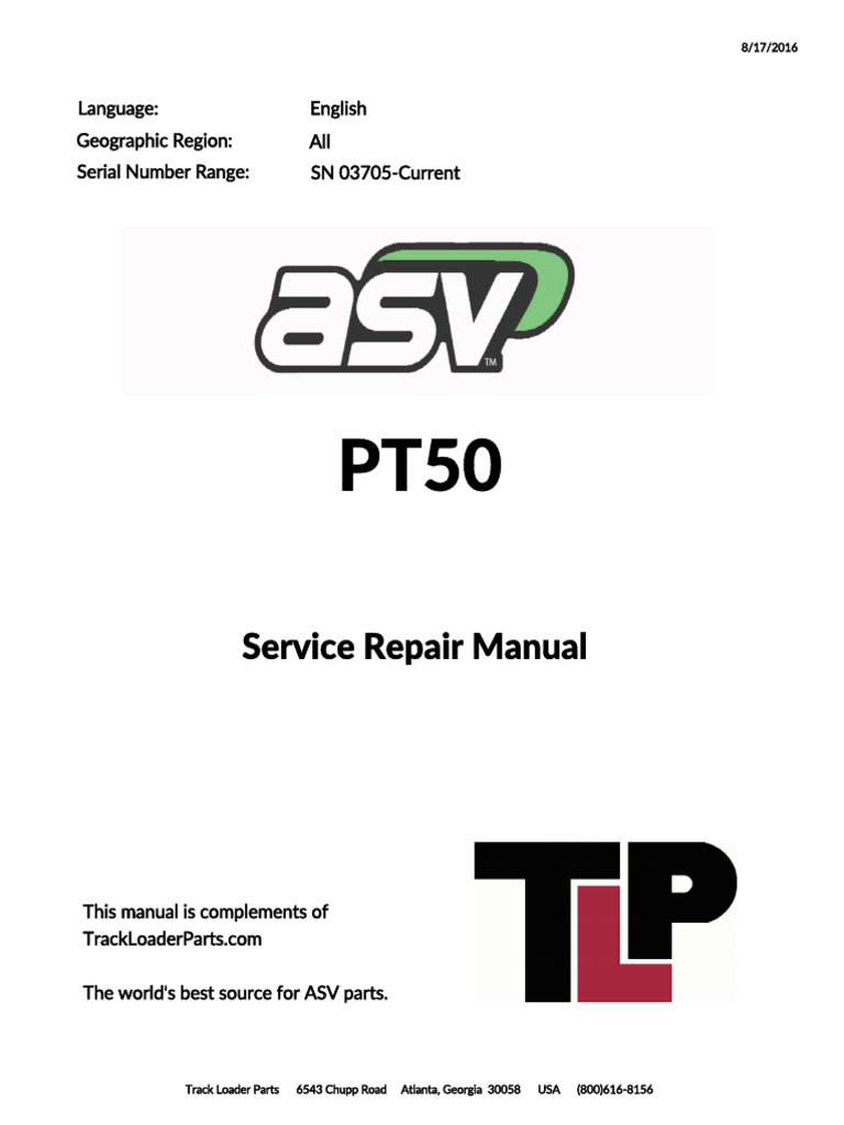 Asv PT50 | PDF