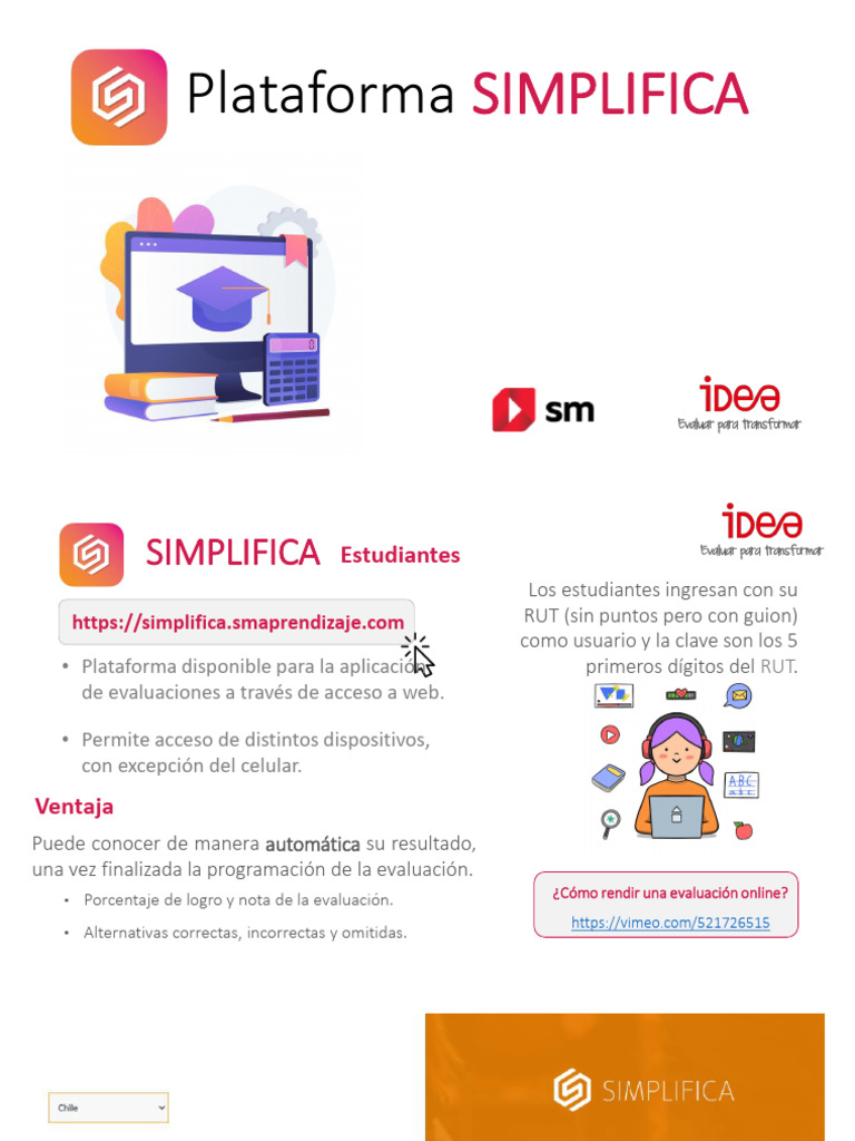 Perfil Estudiante Simplifica Ensayo Simce | PDF