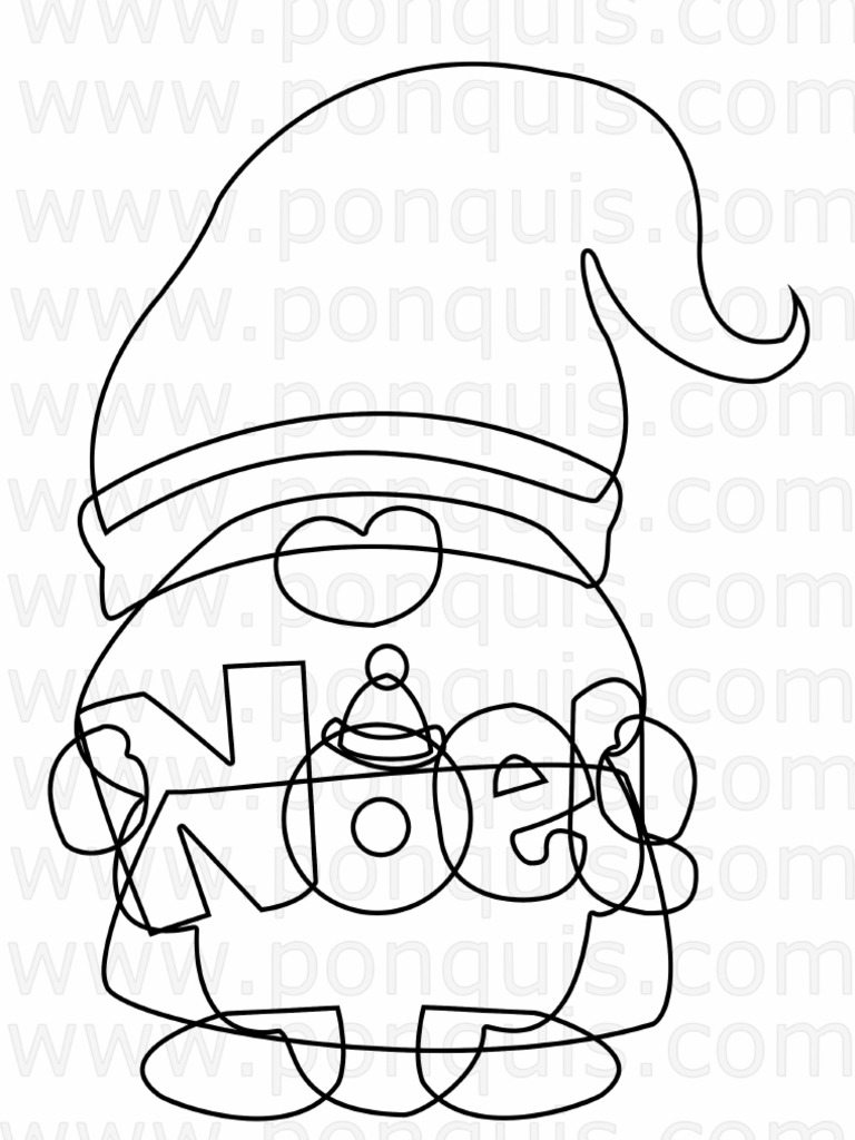 Moldes para Realizar Gnomo Decorativo de Navidad Descarga Gratis en PDF ...