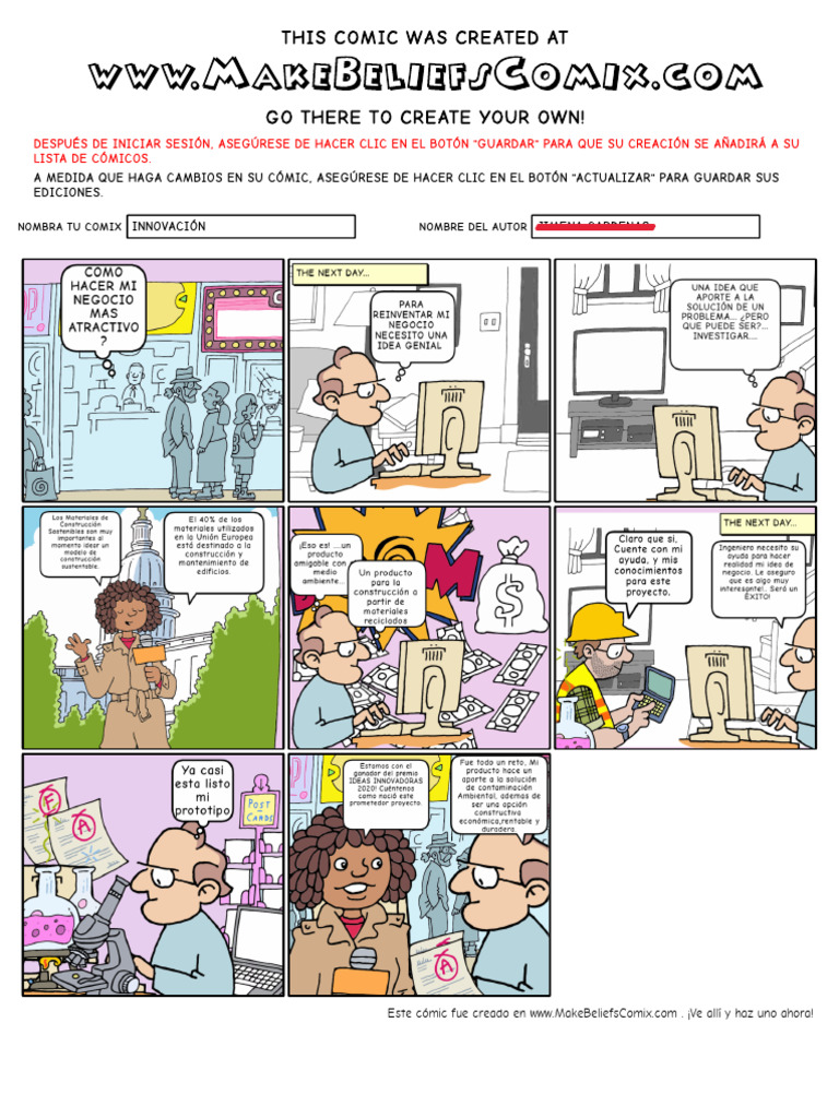 Guardar y actualizar cómics en línea | PDF