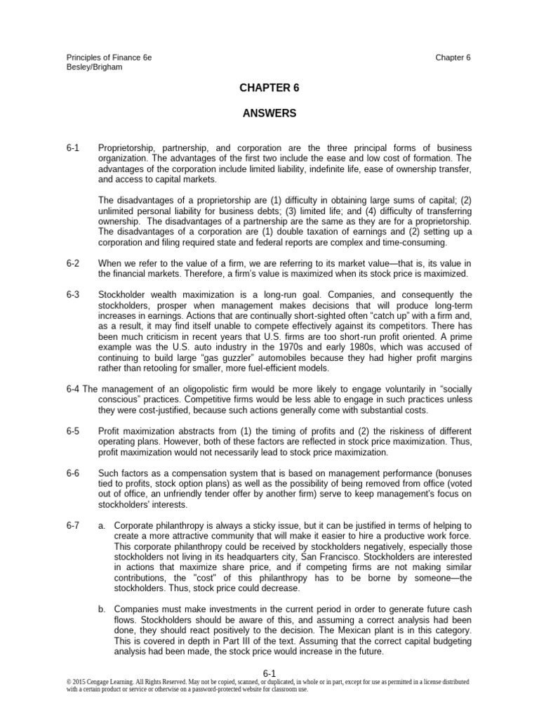 Ch06 Besley Principles 6e IM | PDF