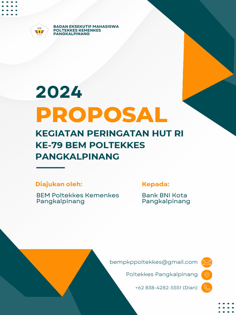 Proposal Peringatan HUT RI Ke-79 BEM 2024 | PDF