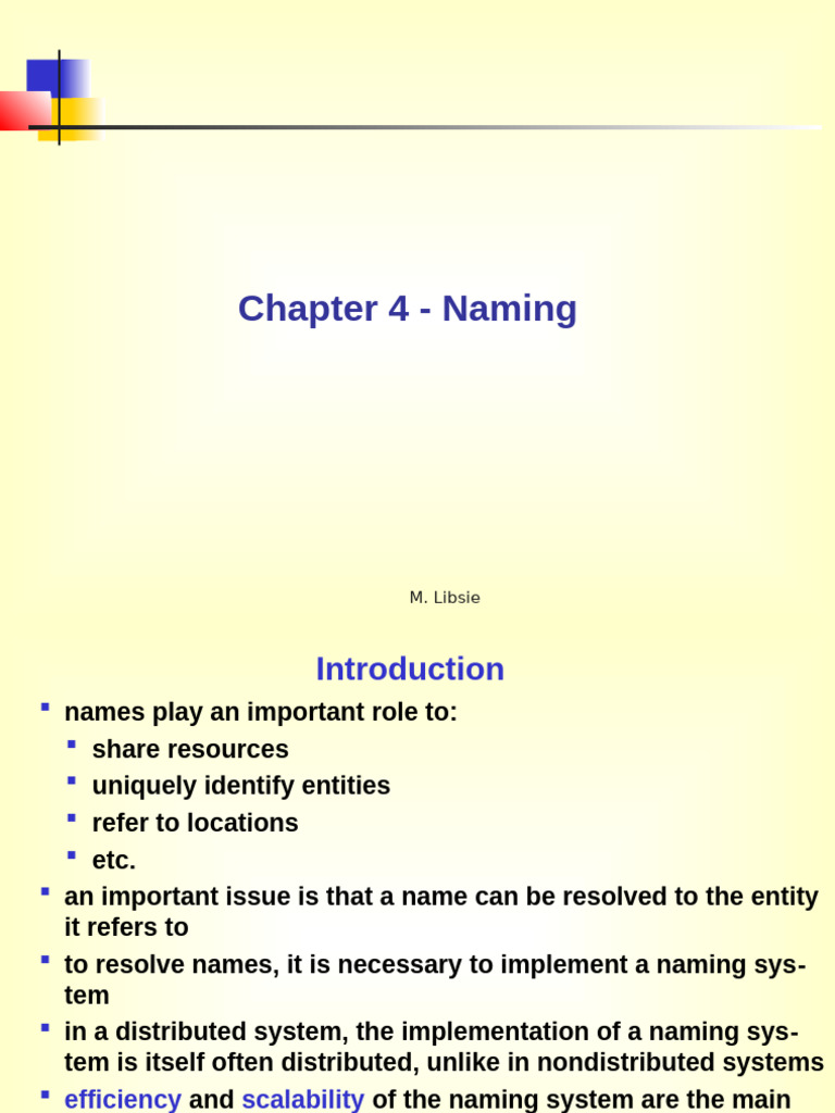 Chap 4 Naming | PDF