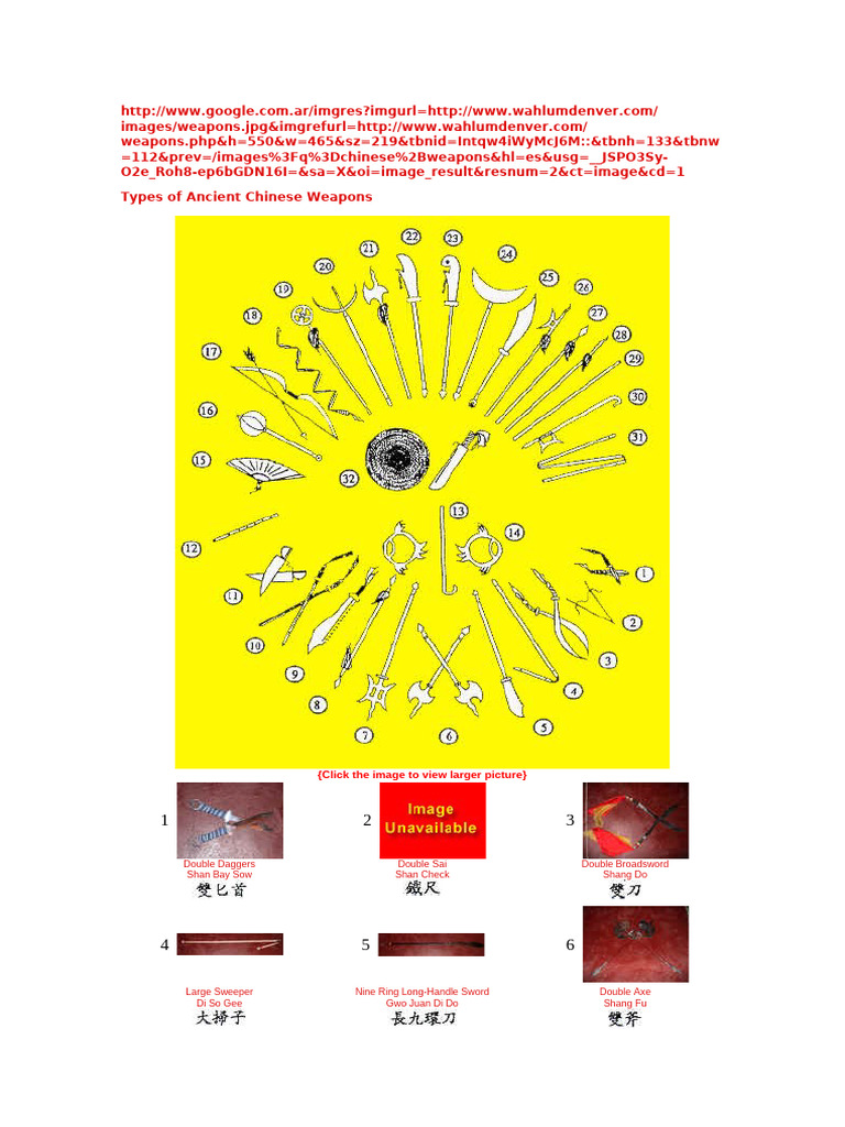 Chinese Weapons | PDF