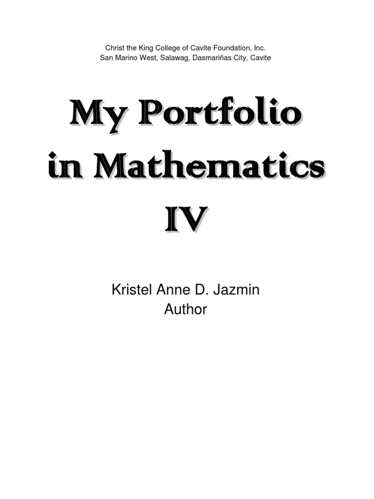 Portfolio Sa Math | Download Free PDF | Fraction (Mathematics ...