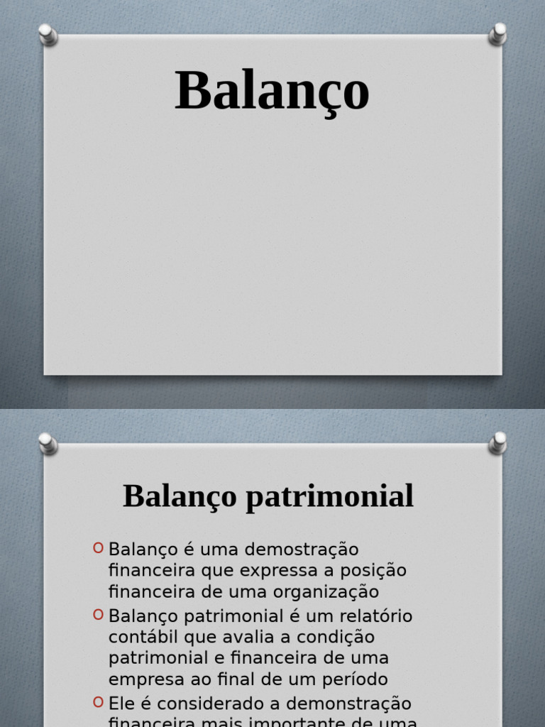 Balanço | PDF