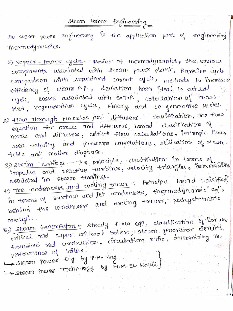 Steam Engineering 1 | PDF