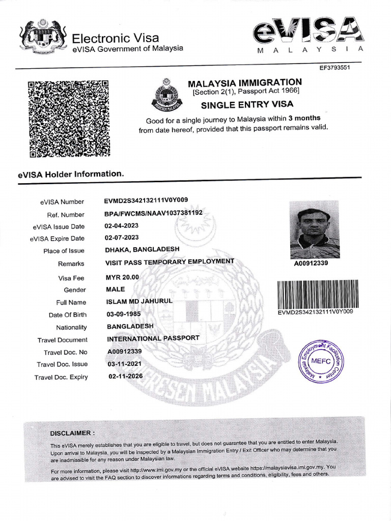 49 PAX - eVISA COPIES OF PENINSULA PLANTATION (AL RABETA) | PDF