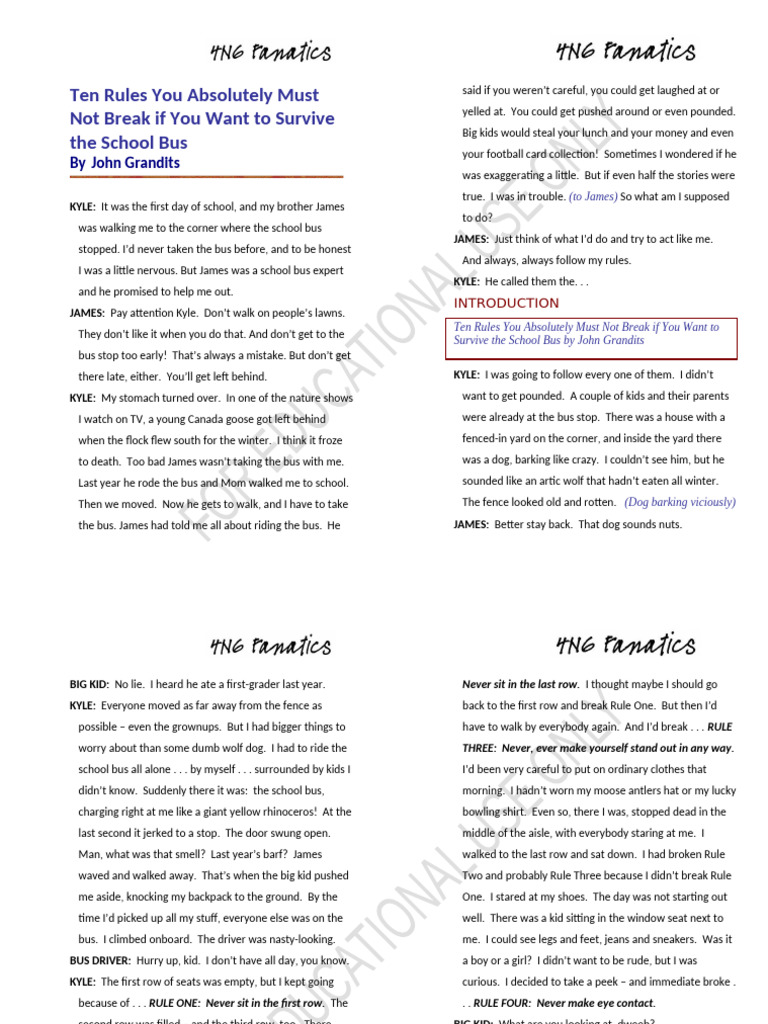 Ten Rules You Absolutely Must Not Break If You Want To Survive The ...