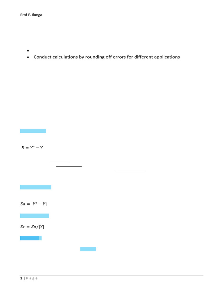 Learning Unit 1 | PDF