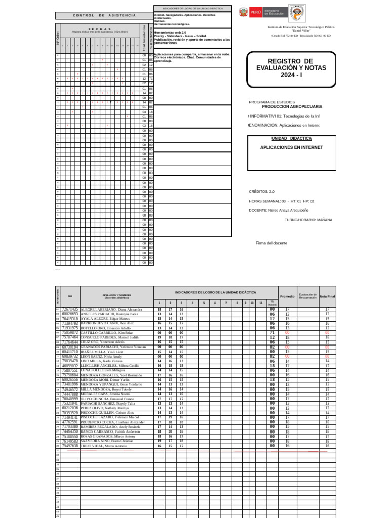 PA-Reg-Eval-Notas-Prod. Agrop. | PDF | Internet | Informática