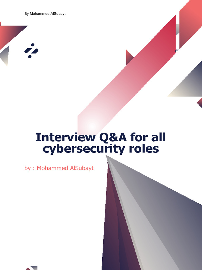 Cybersecurity Interview Q&A | PDF