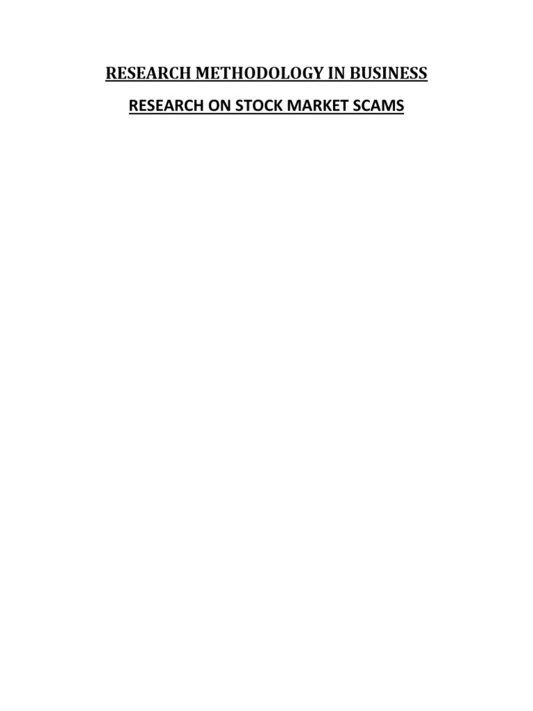 Research Methodology Microsoft Office Word Document | PDF | Cheque ...