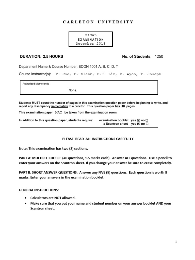 Fall 2018 Final 1 | PDF