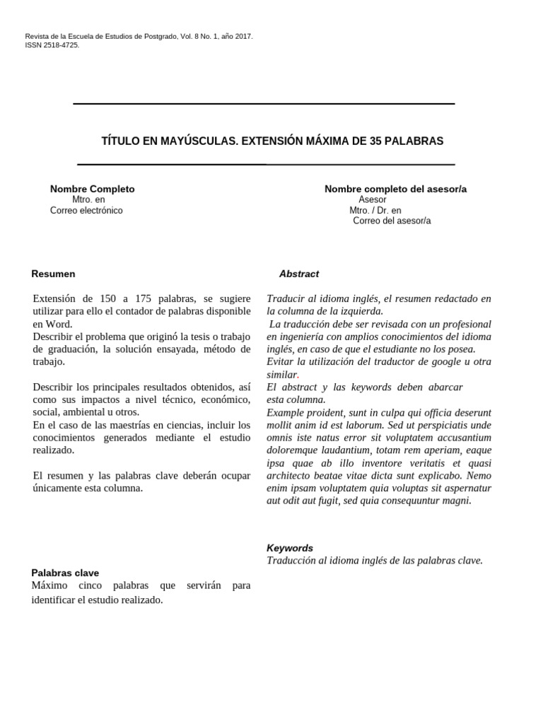 EEP-FormatoArticulo GUIA | PDF