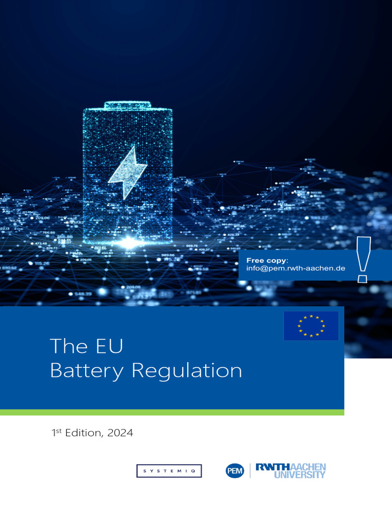 EU Battery Regulation_Summarized Version 2024 | PDF EU Battery Regulation_Summarized Version 2024 | PDF