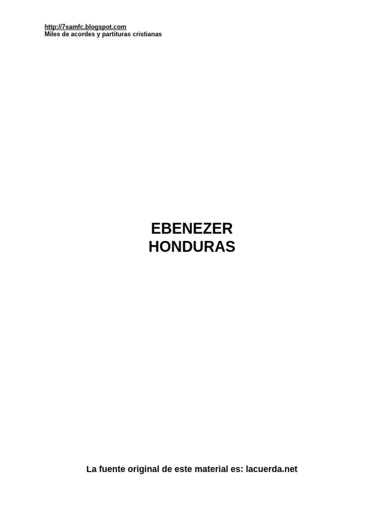 1.- ACORDES EBENEZER | PDF